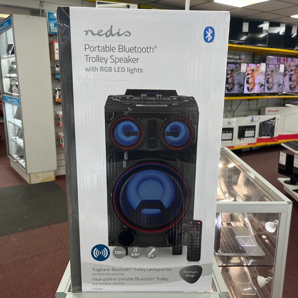 Nedis Bluetooth® Party Speaker | Battery play time - Own4Less